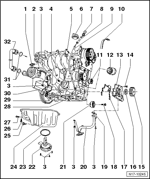 Volkswagen Workshop Manuals > Polo Mk5 > Power unit > 4-cylinder ...