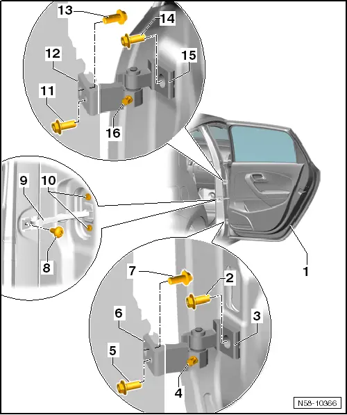 Volkswagen Workshop Service and Repair Manuals > Polo Mk5 > Body ...