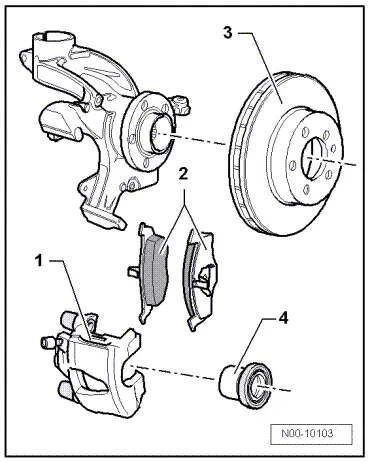 Volkswagen Workshop Service and Repair Manuals > Up! > Brake systems ...