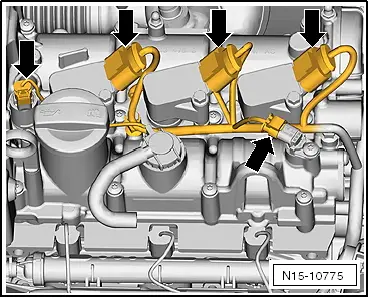 Volkswagen Workshop Manuals > Up! > Power unit > 3 cyl. injection ...