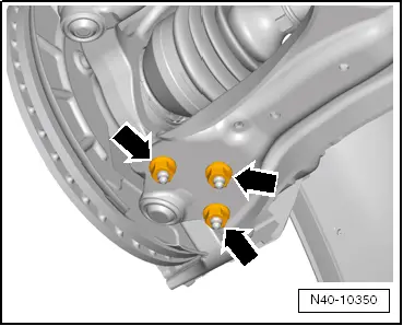 Volkswagen Workshop Manuals > Up! > Running gear, axles, steering ...